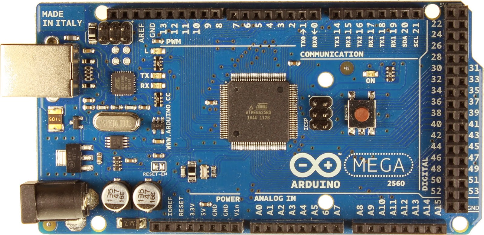 Programming #1: Explain Arduino Mega 2560 R3 pins