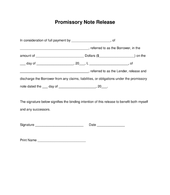 Promissory Letter Template ~ Resume Letter
