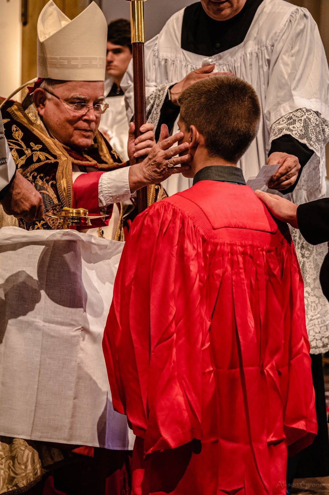 New Liturgical Movement: Abp Chaput Visits FSSP Parish