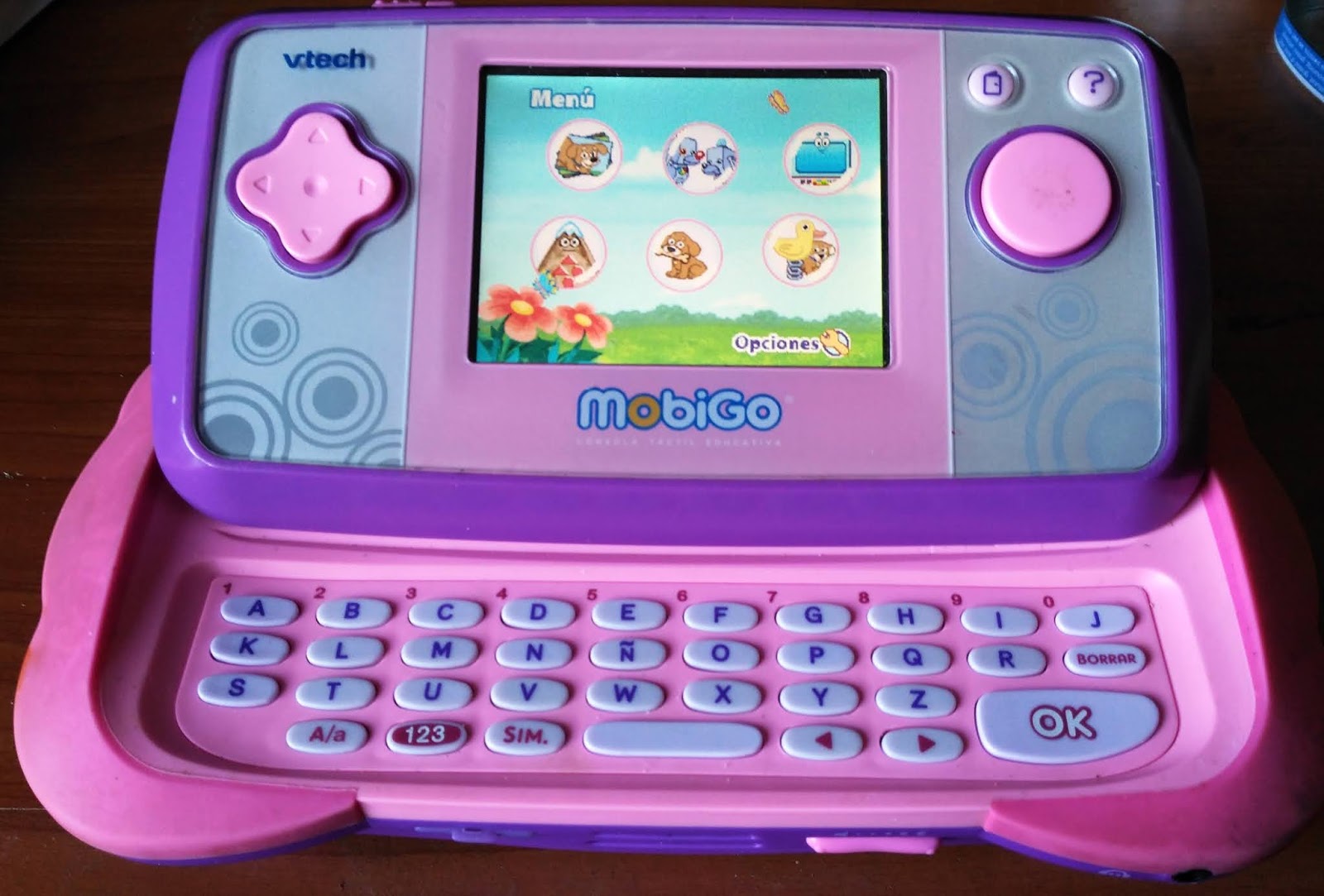 Retro Ordenadores Orty: Consola VTech MobiGo (portátil) (rosa) (2)