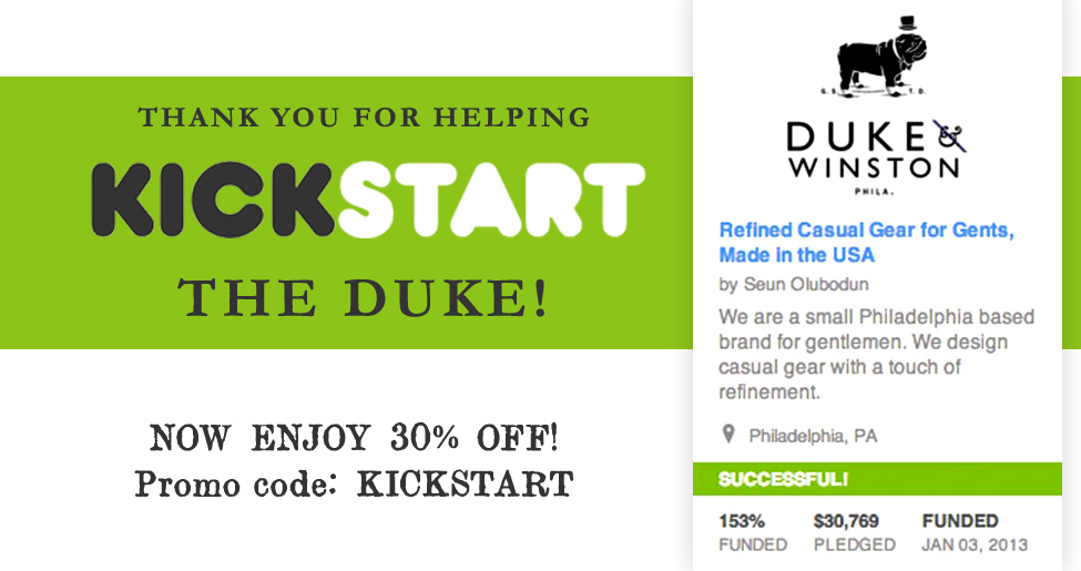 Kickstarter Thank You Sale!
