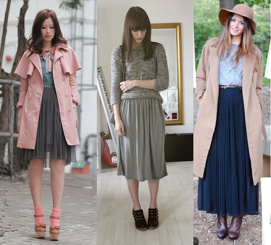 La Macarena: Pollera plisada