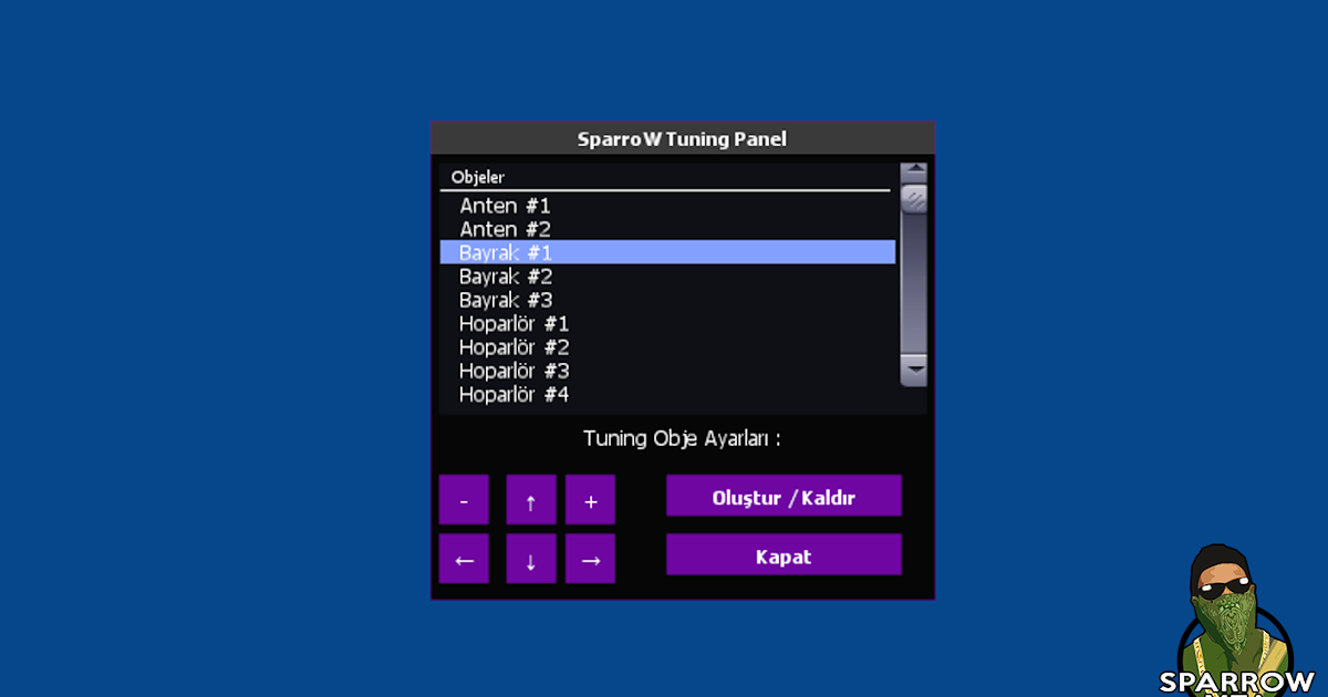 MTA SA v3 Tuning Panel Scripti
