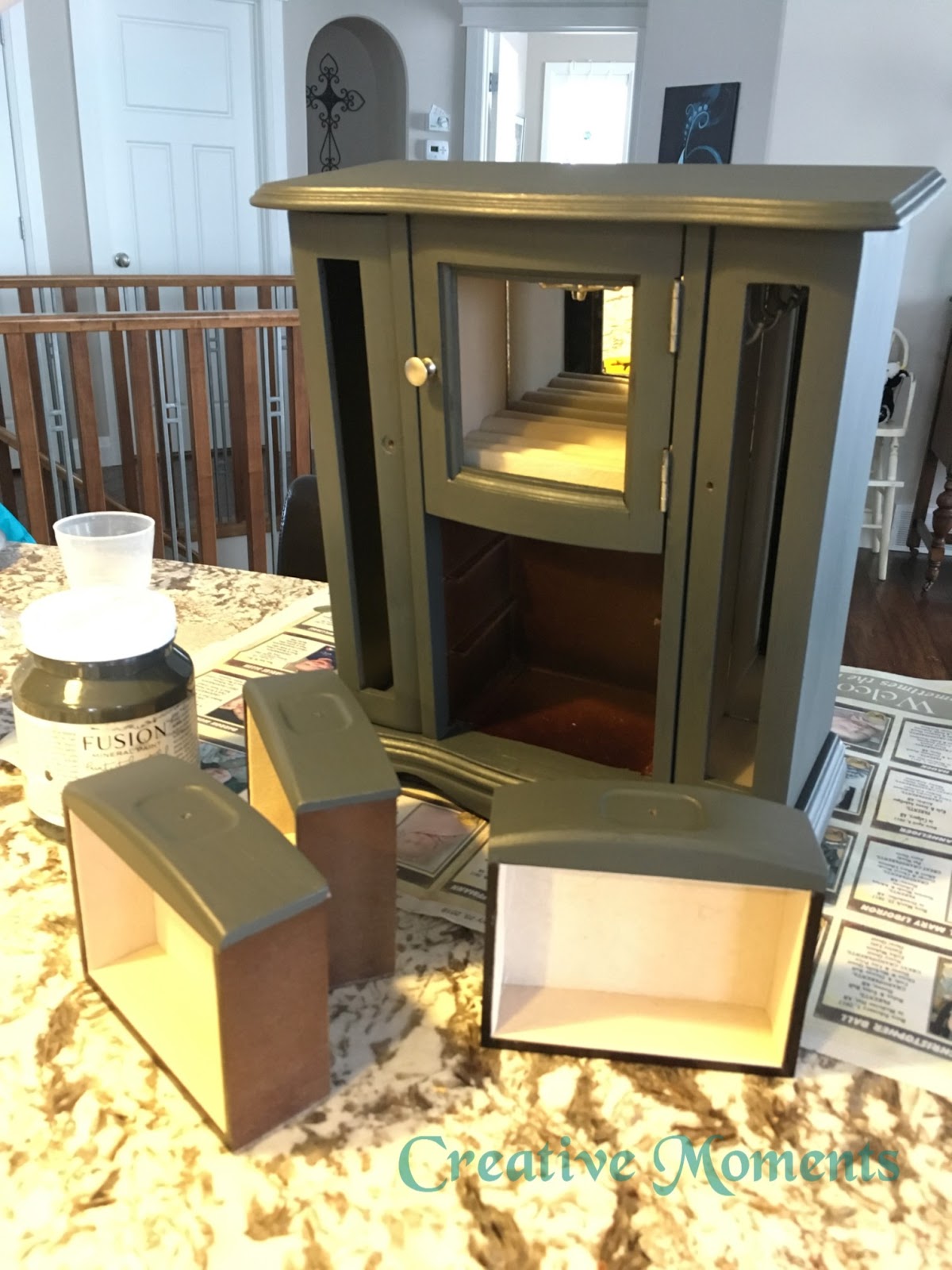 Dark Grey Jewelry Box with a fun surprise color