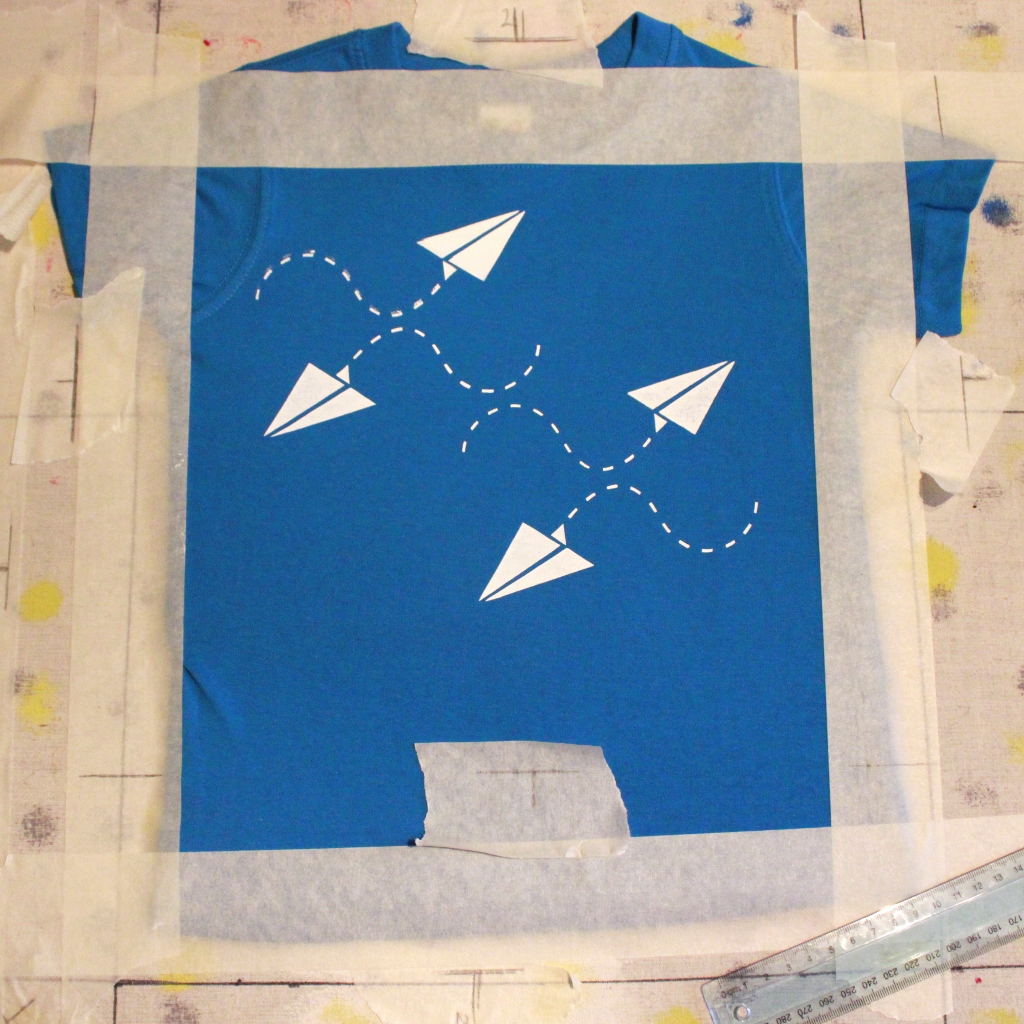 do a bit: my creative space: plane screen printing