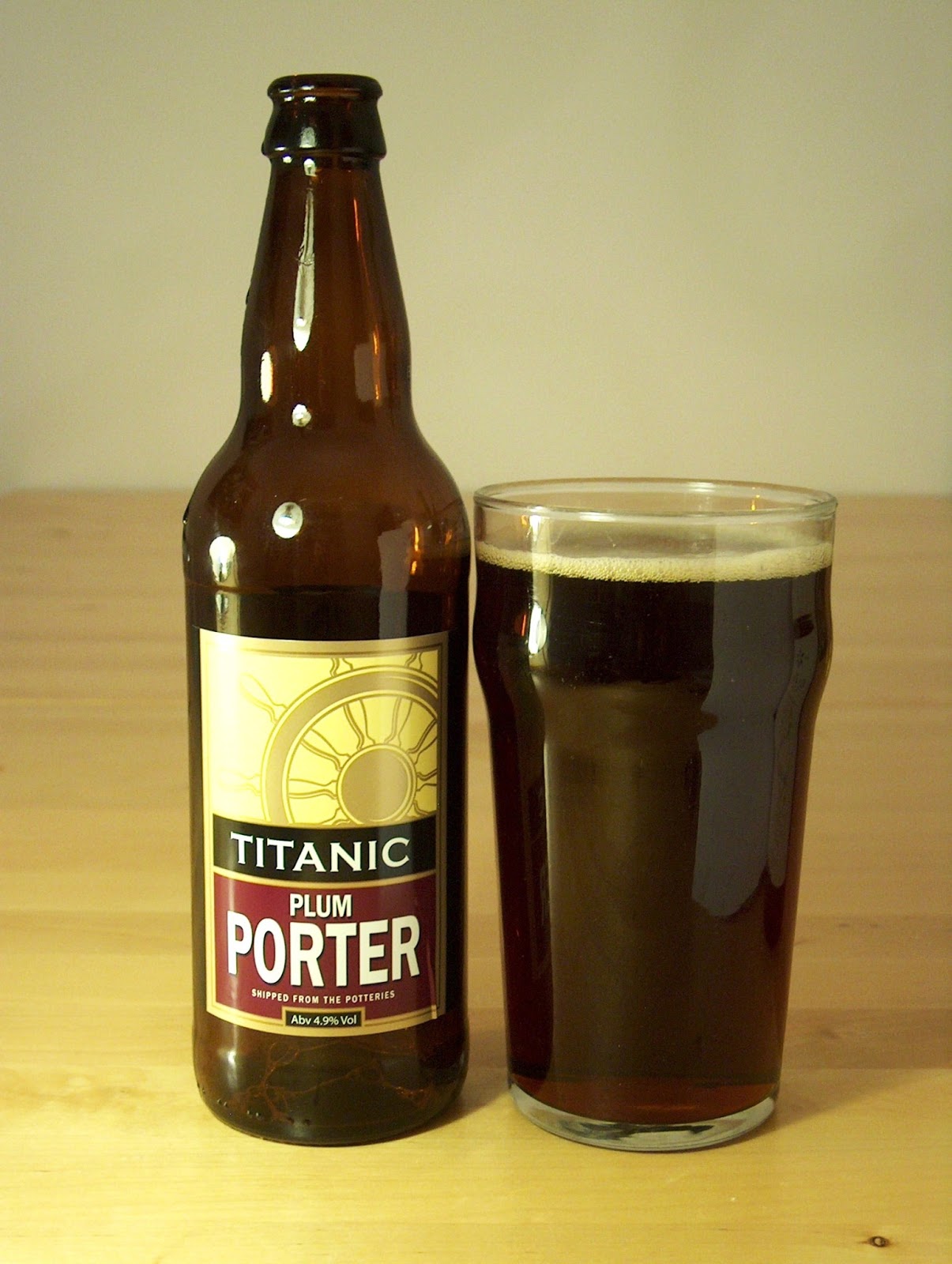 The Bottled Beer Year: Day 158, Beer 158 - Titanic's "Plum Porter"