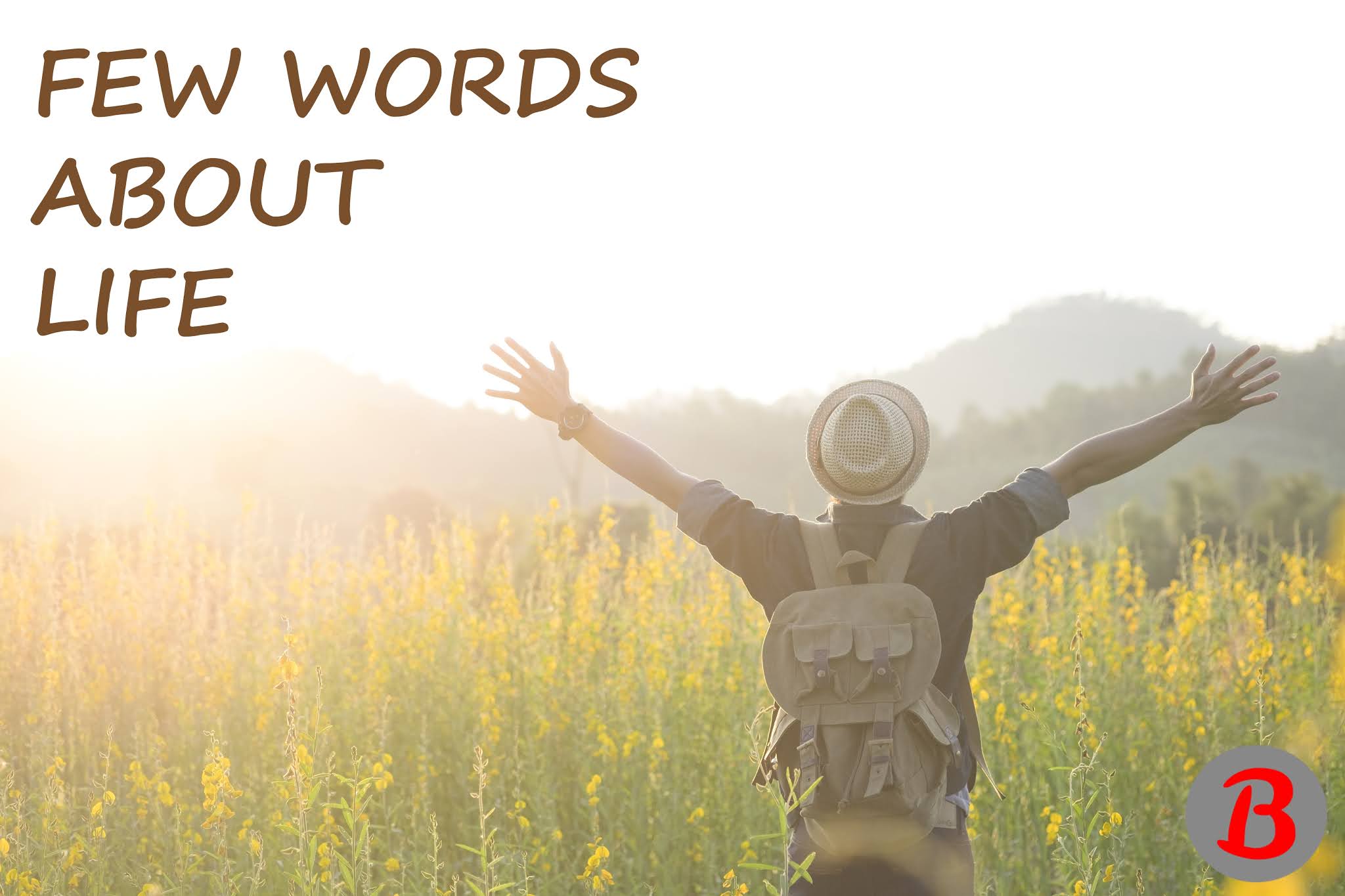 Few words about life