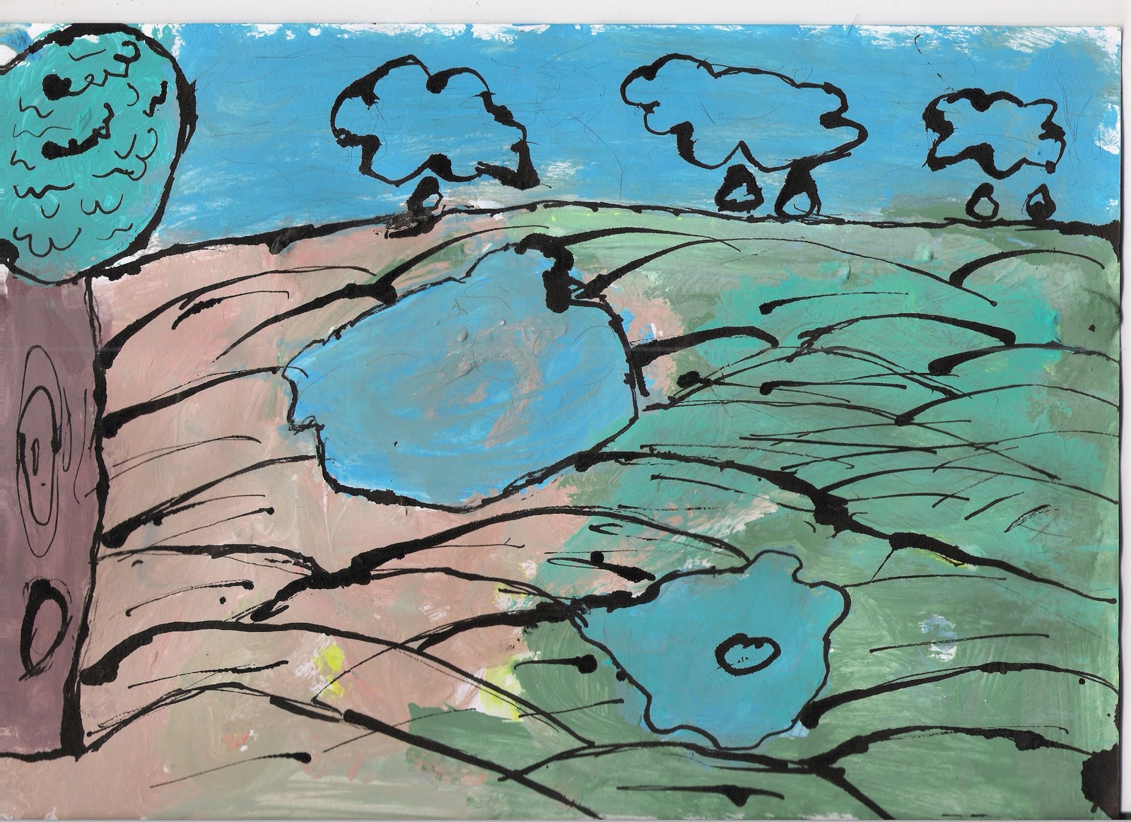 ZS w Straszynie- Artystycznie: WALOR I KONTUR