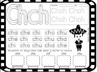 Cuadernillo de trazos de sílabas