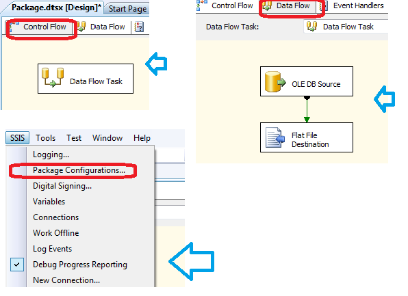 Singh Vikash blog: SSIS: How to setup Package Configuration and run it ...