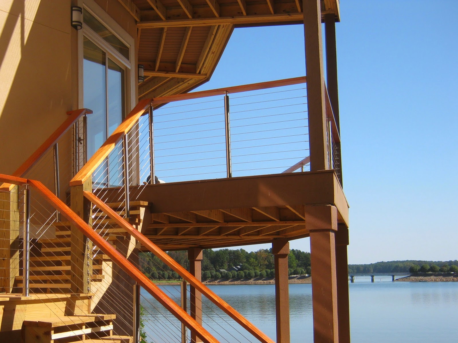 Fascia Mounted Stainless Steel Railing | Home Design