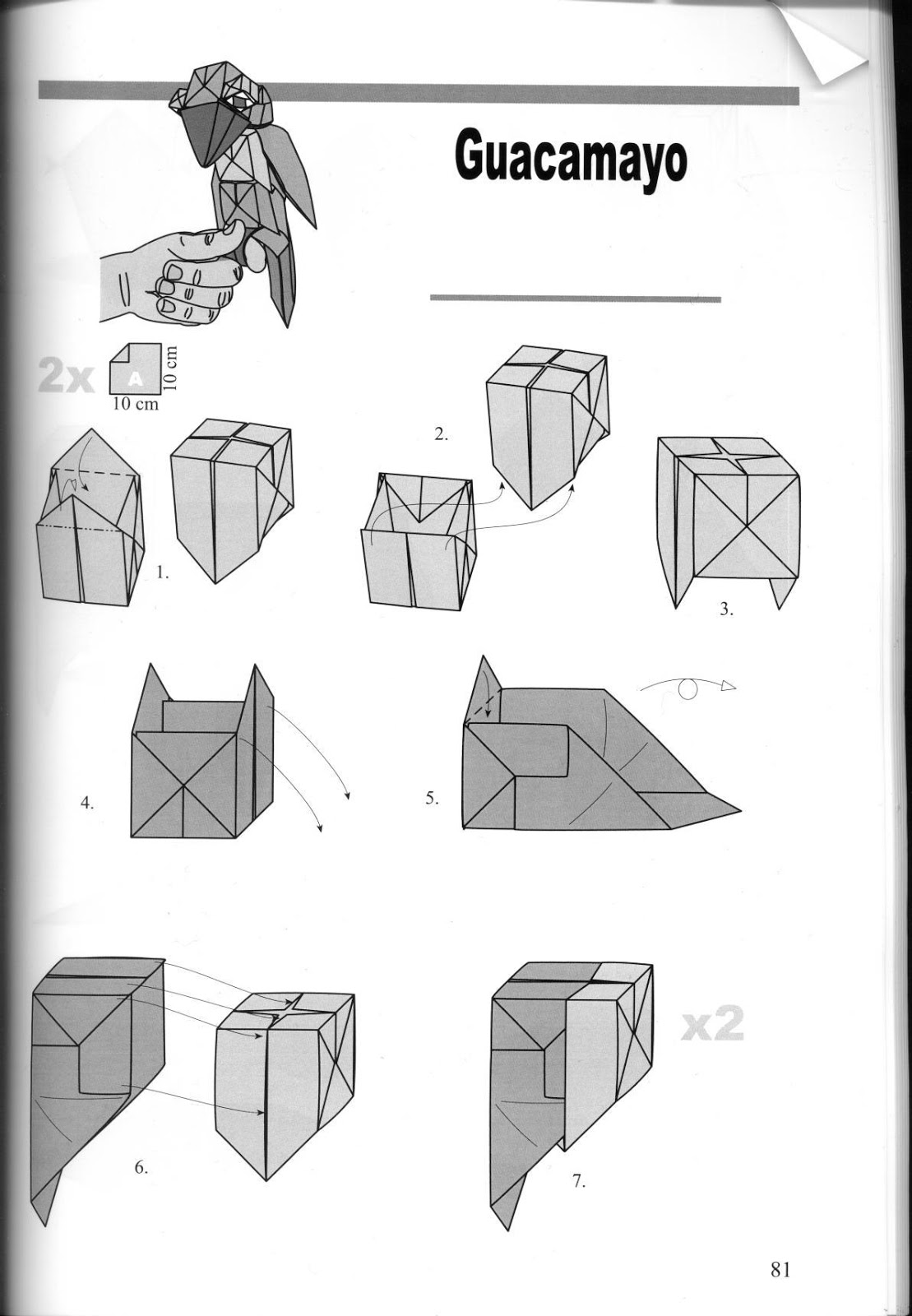 Origami Cartoon 4 Original - Ruby Book Origami