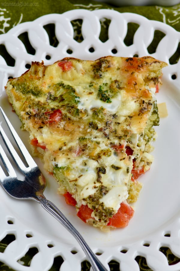 CRUSTLESS VEGETABLE QUICHE