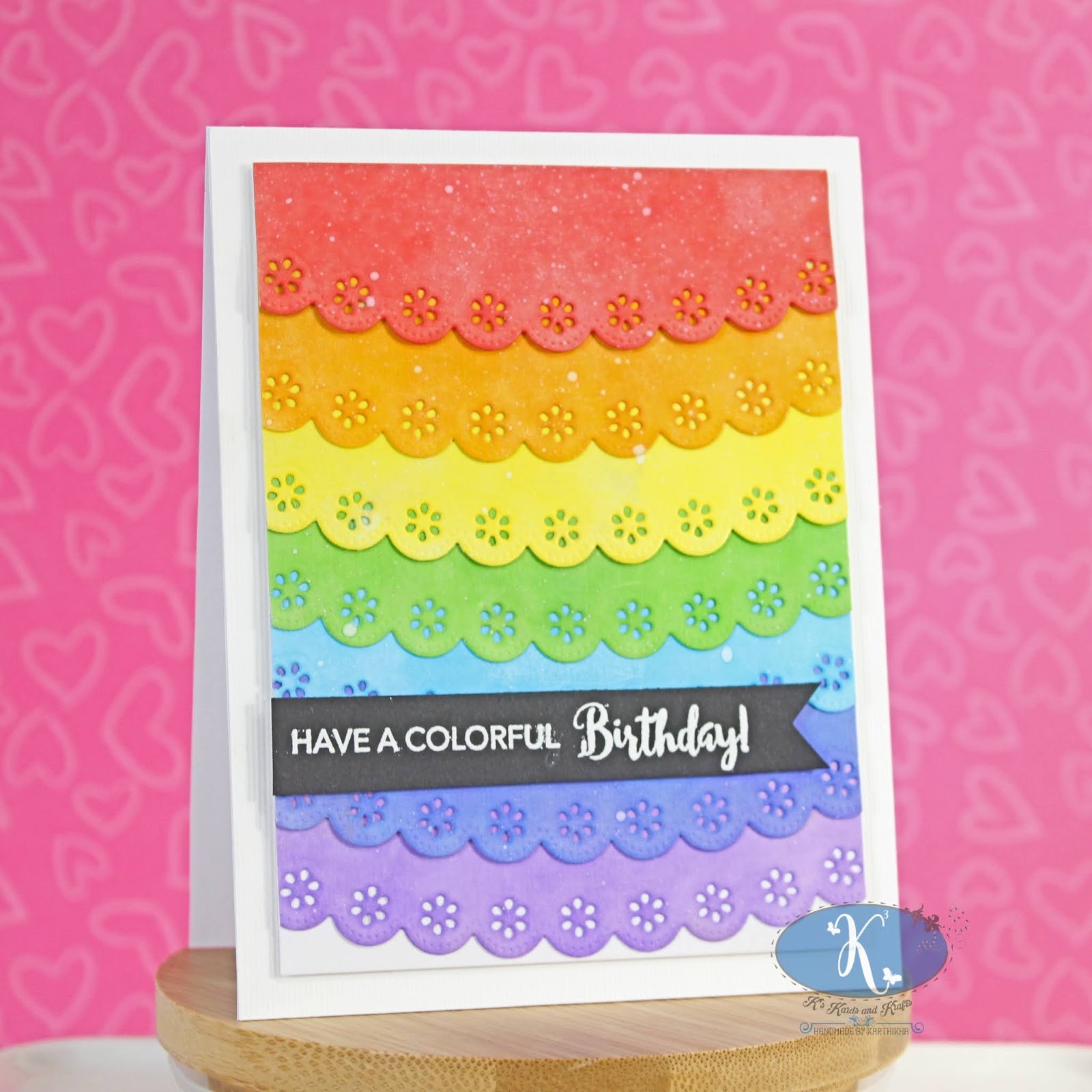 Colorful Rainbow Birthday Card