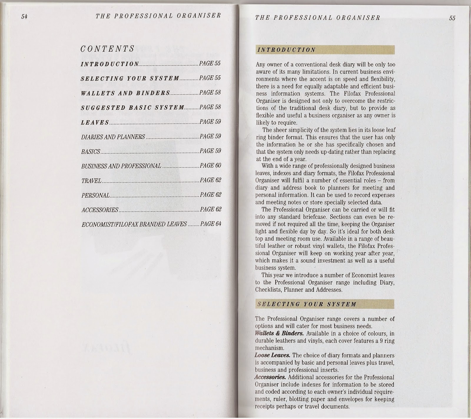 Philofaxy: Filofax Catalogue 1990