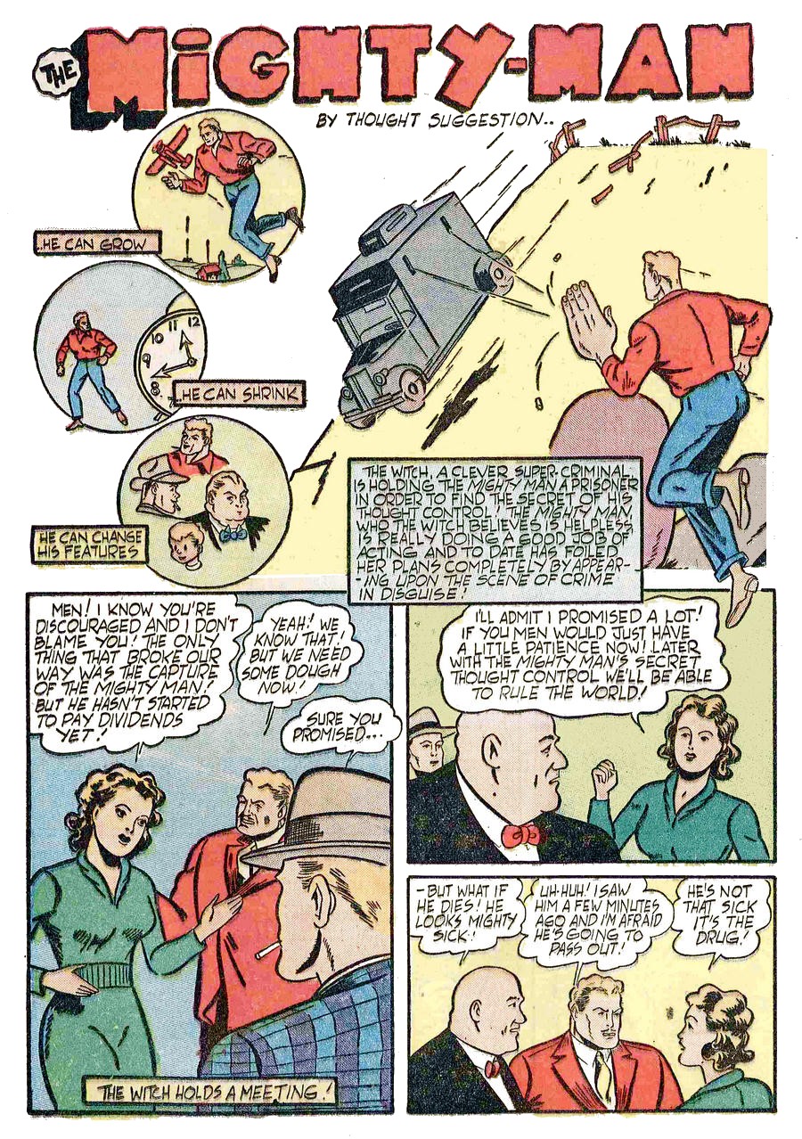 Pappy's Golden Age Comics Blogzine: Number 2204: Give Mighty Man a ...