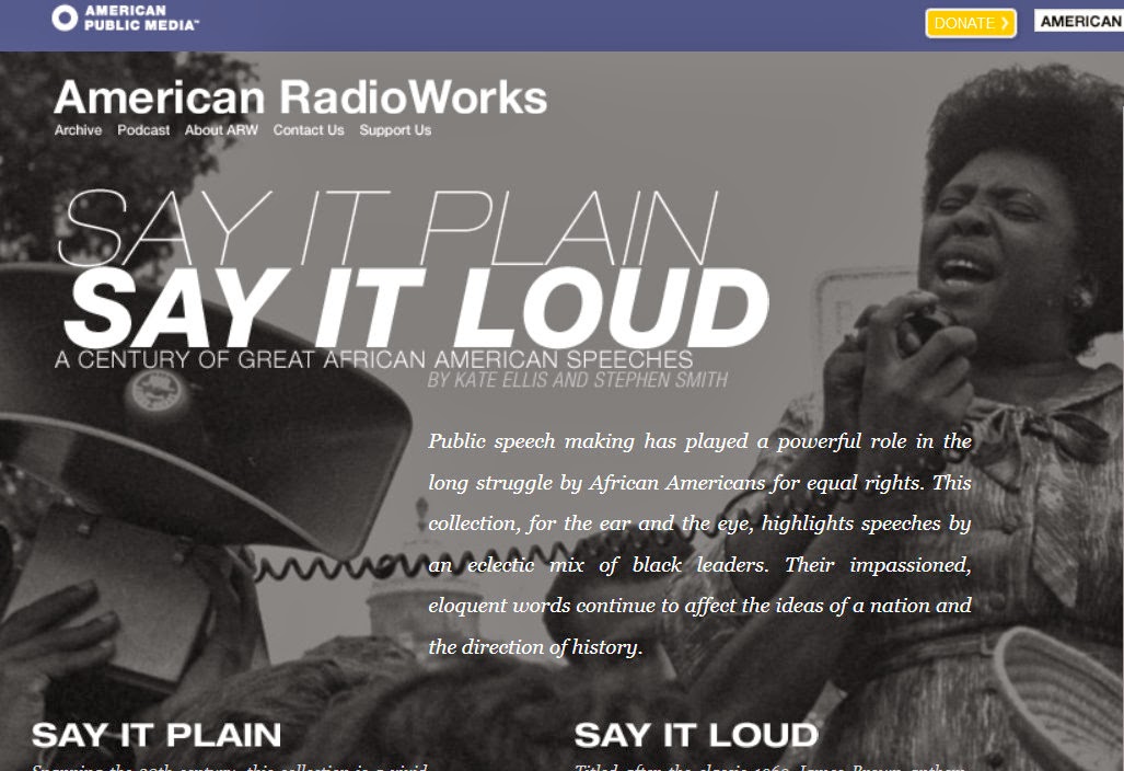 AfriClassical: American RadioWorks: Say It Plain, Say It Loud: A ...