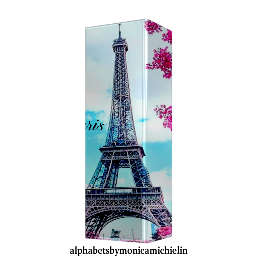 M. Michielin Alphabets: PARIS CITY EIFFEL TOWER FRANCE ALPHABET