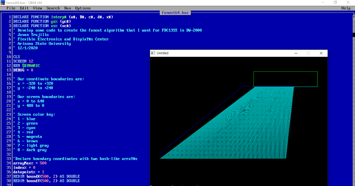 The software explosion!!!: QBasic in action! Why I chose QBasic at work ...