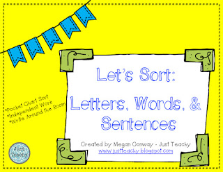 Letter, Word, or Sentence | Just Teachy