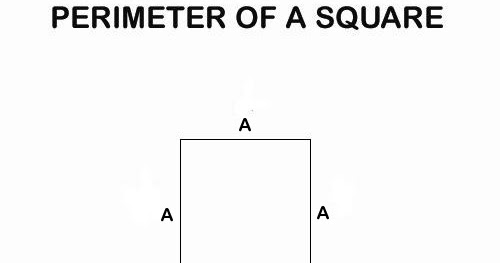 Perimeter of a square ~ Maths Tricks and Tips