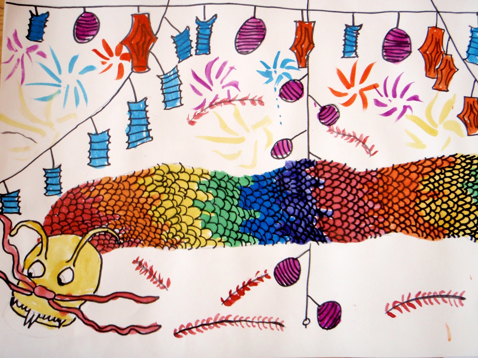 Fayston Elementary Art: Happy Chinese New Year- Year of the Dragon!