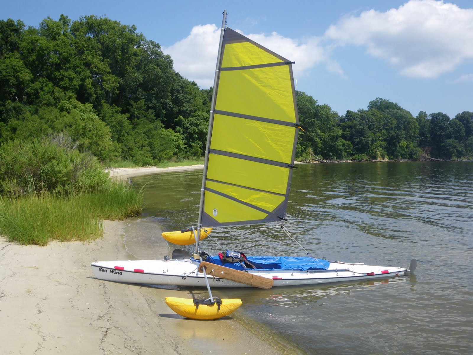 On the Water And In The Woods: Balogh Batwing 36HP Sport - First Sail
