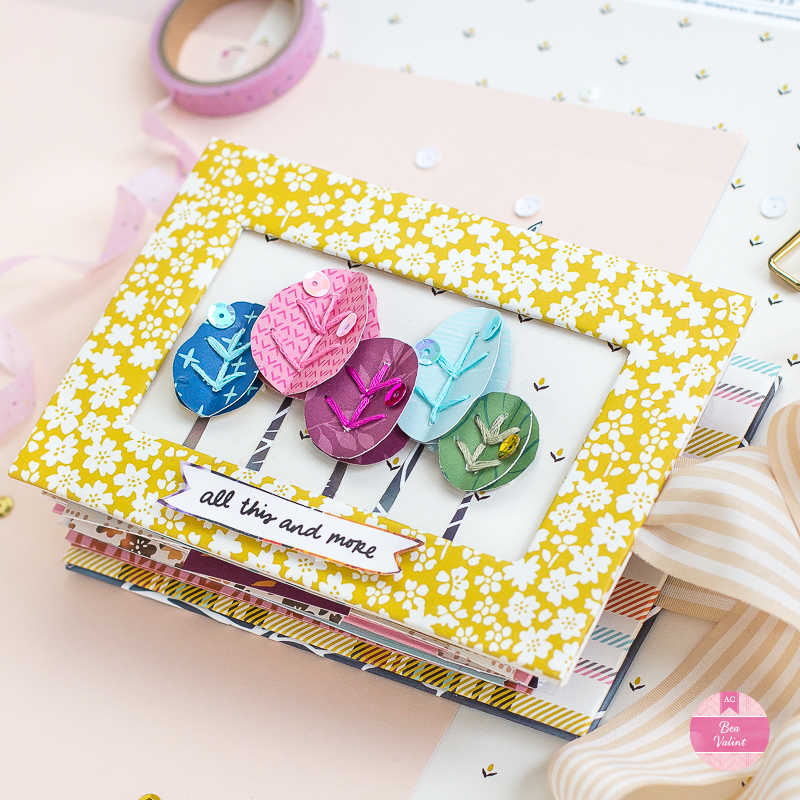 Bea Valint: Pull-out mini album with Late Afternoon collection