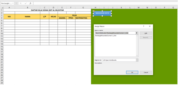 Membuat Database Pada Microsoft Excel