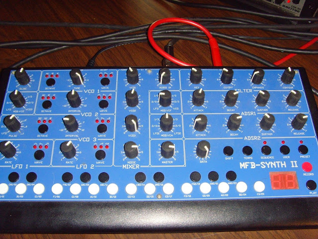 MATRIXSYNTH: MFB Synth ii (version 2) Analog Synthesizer 3 VCO 2 LFOs Sequencer