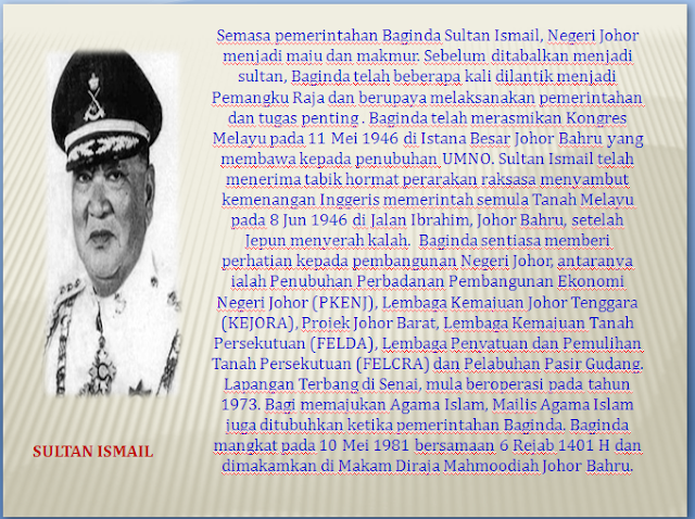 LATAR BELAKANG SEJARAH KESULTANAN MELAYU: SEJARAH NEGERI JOHOR