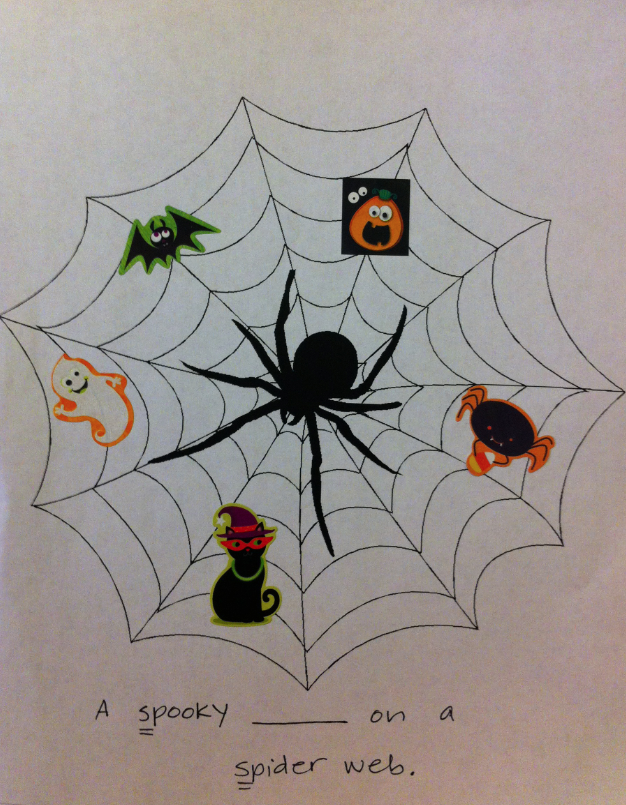 Chit Chat and Small Talk: Spooky Spider Web for /S/-Blend Practice