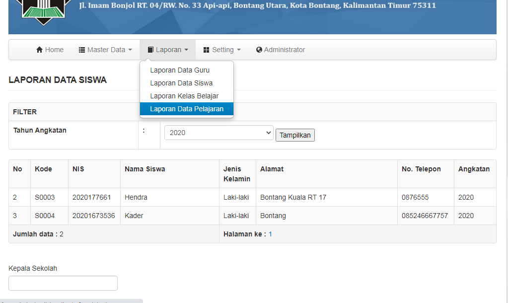 [PHP MySQL] DOWNLOAD Aplikasi Sistem Informasi Akademik Berbasis Web ...