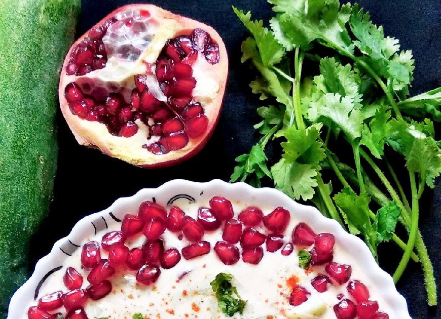 Vasusvegkitchen: Pomegranate Raita, Anar ka Raita ,How to make ...