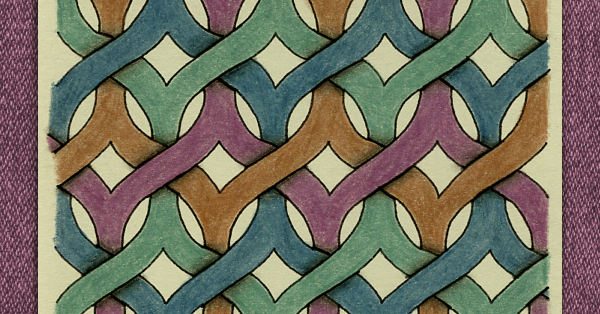 Time for Tangling: Today's Tangle - Woven Y's