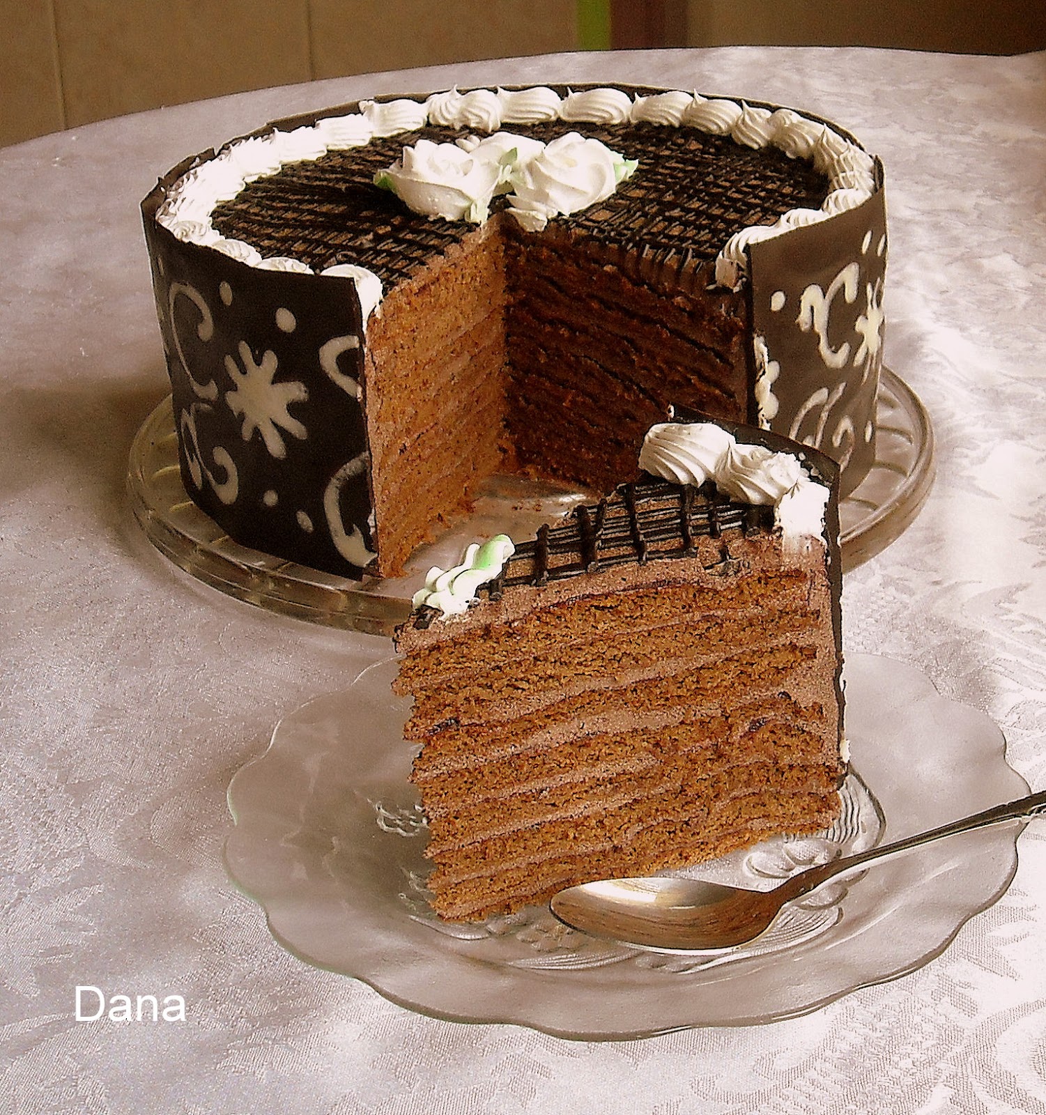 Danina kuhinja: Čokoladna fancy lady torta