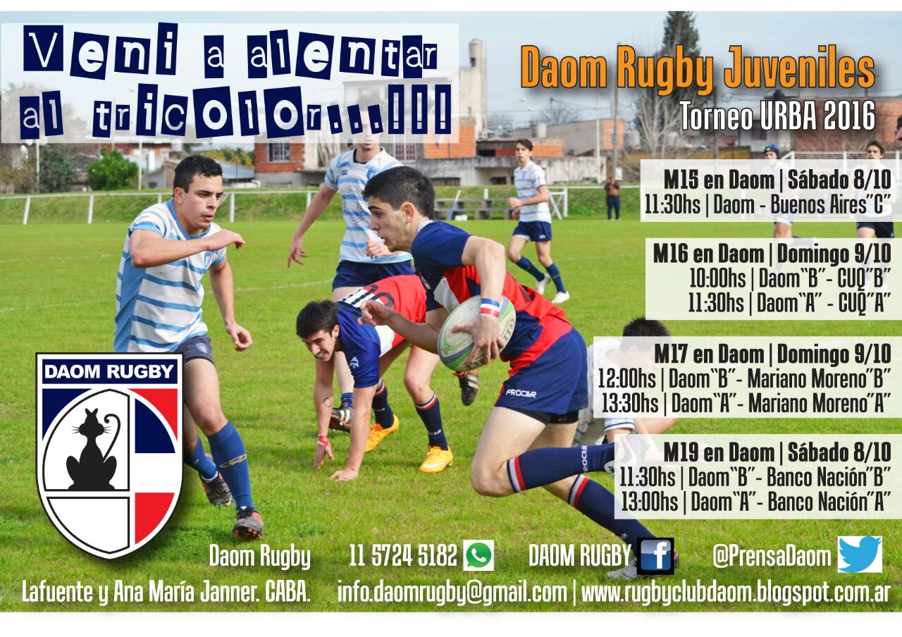 DAOM RUGBY: 2016