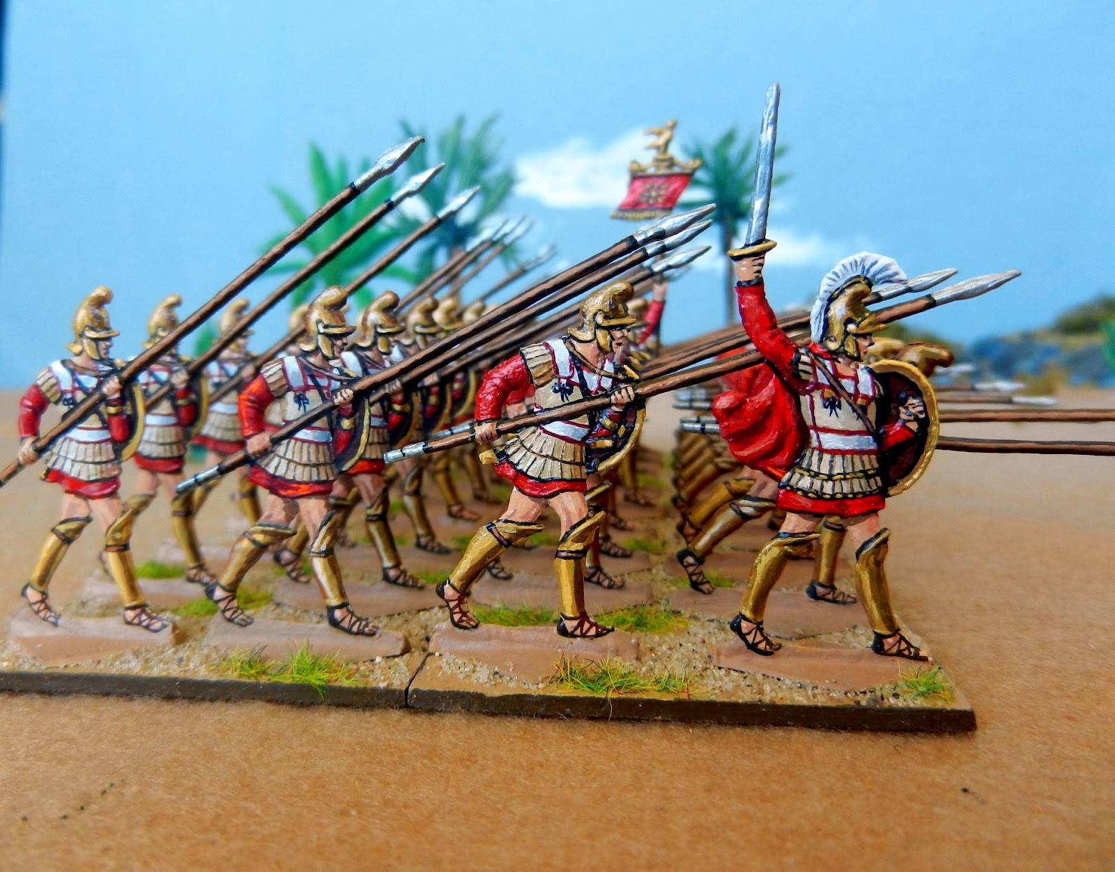 Castles of Tin: Heinrichsen Phalanx Completed - 30mm Flats