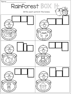 Rainforest ELA Unit for Kindergarten and 1st Grade | Busy Hands and Minds