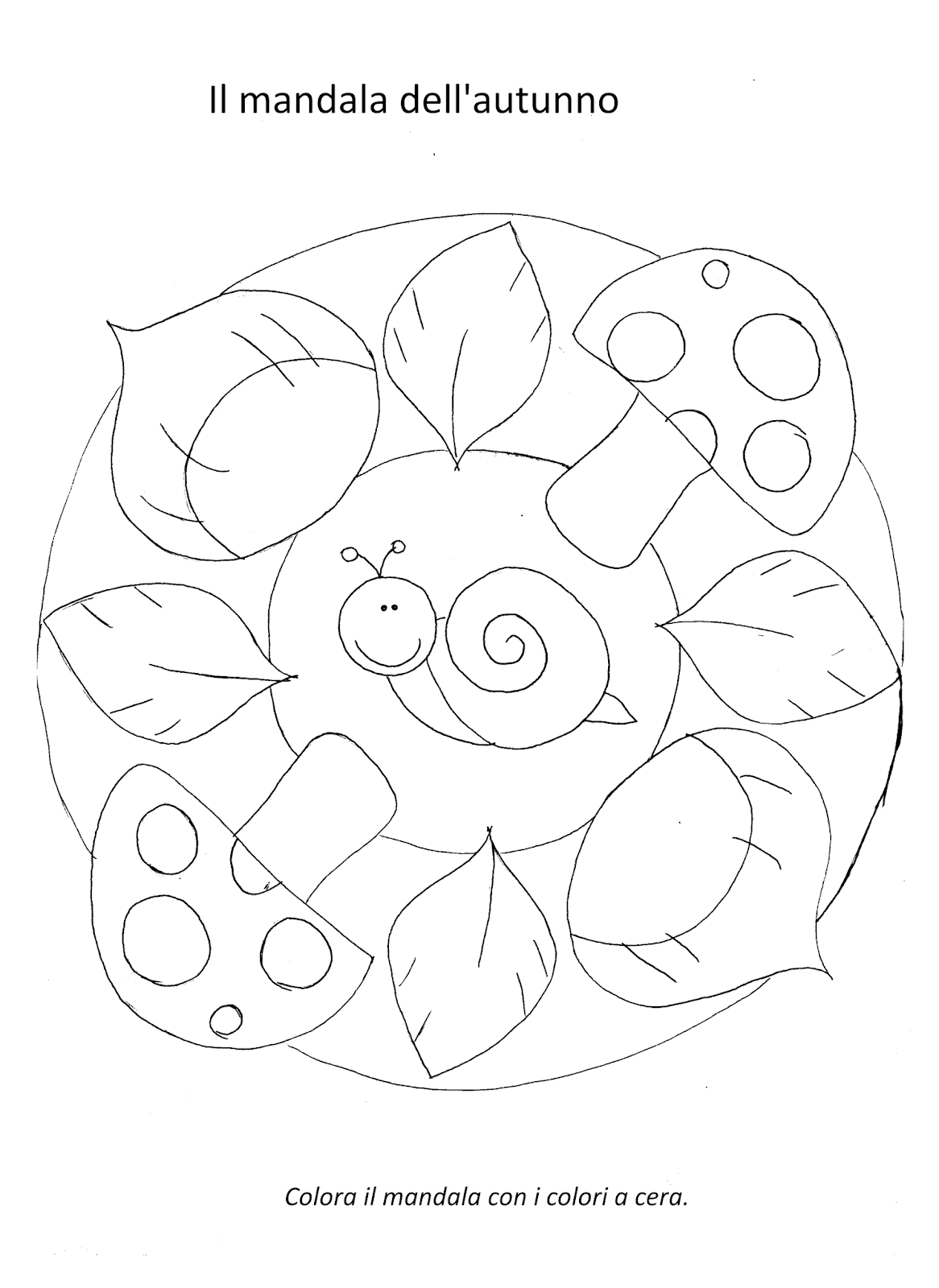 La maestra Linda: Autunno da colorare