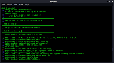 Scan Web Applications Using Metasploit