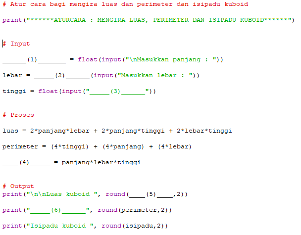 SAINS KOMPUTER & ASAS SAINS KOMPUTER: ASK T2 : ATURCARA PYTHON MUDAH