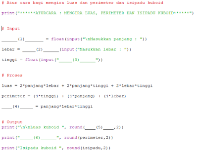 SAINS KOMPUTER & ASAS SAINS KOMPUTER: ASK T2 : ATURCARA PYTHON MUDAH