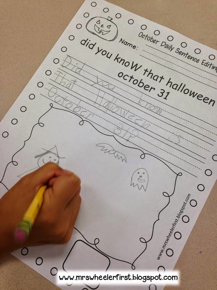 Mrs. Wheeler's First Grade Tidbits: Halloween Goodies