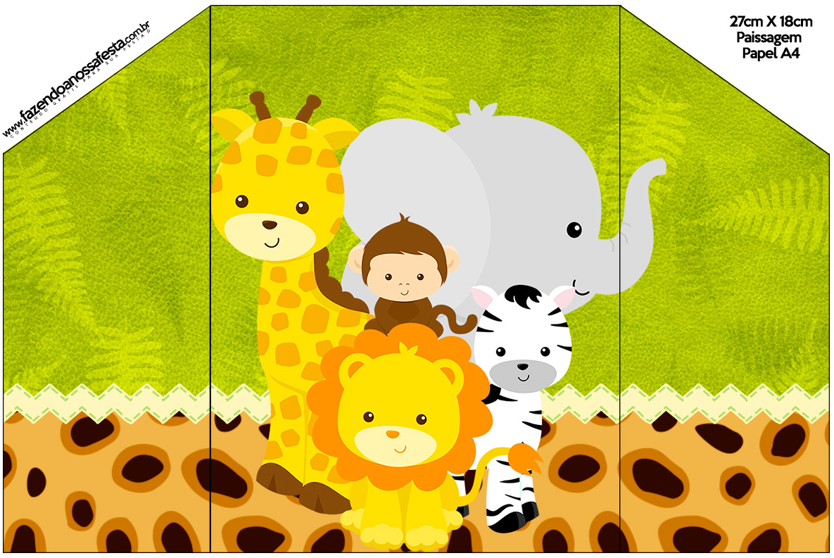 Bebés de la Selva: Invitaciones para Imprimir Gratis. - Oh My Bebé!