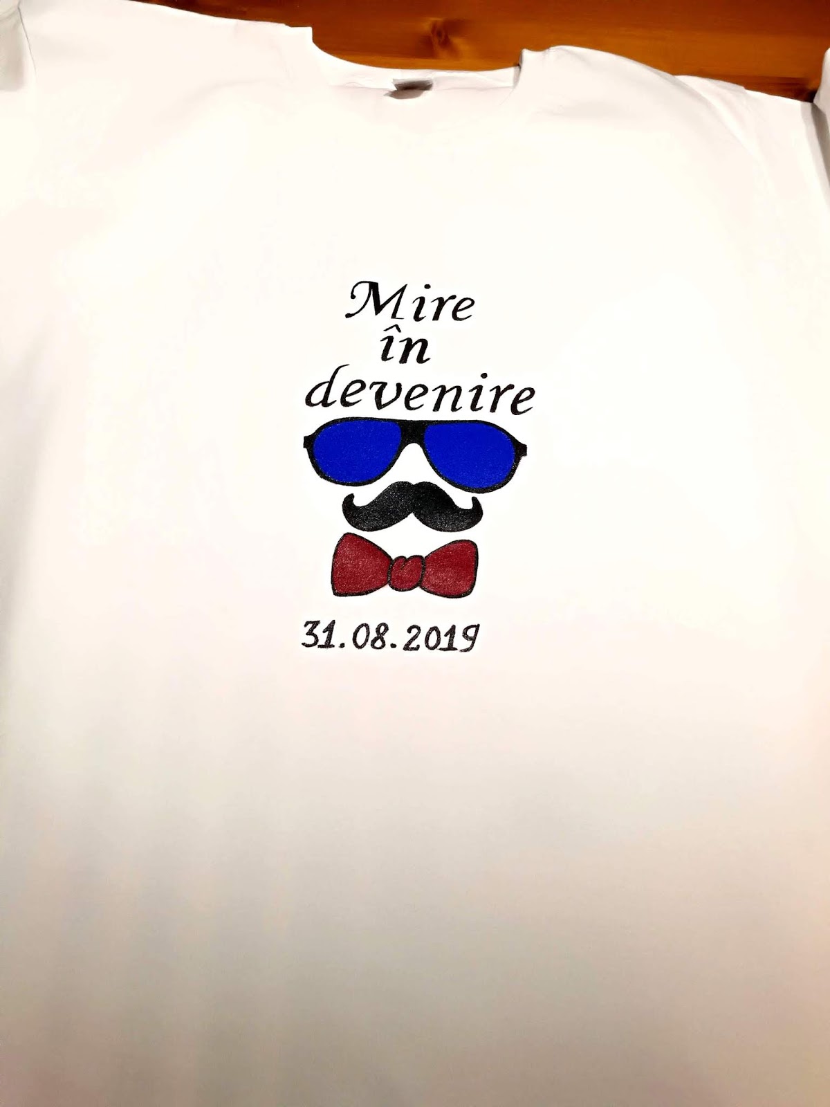 Handmade By Do : Hand painted wedding T-shirts/ Tricouri nuntă pictate ...
