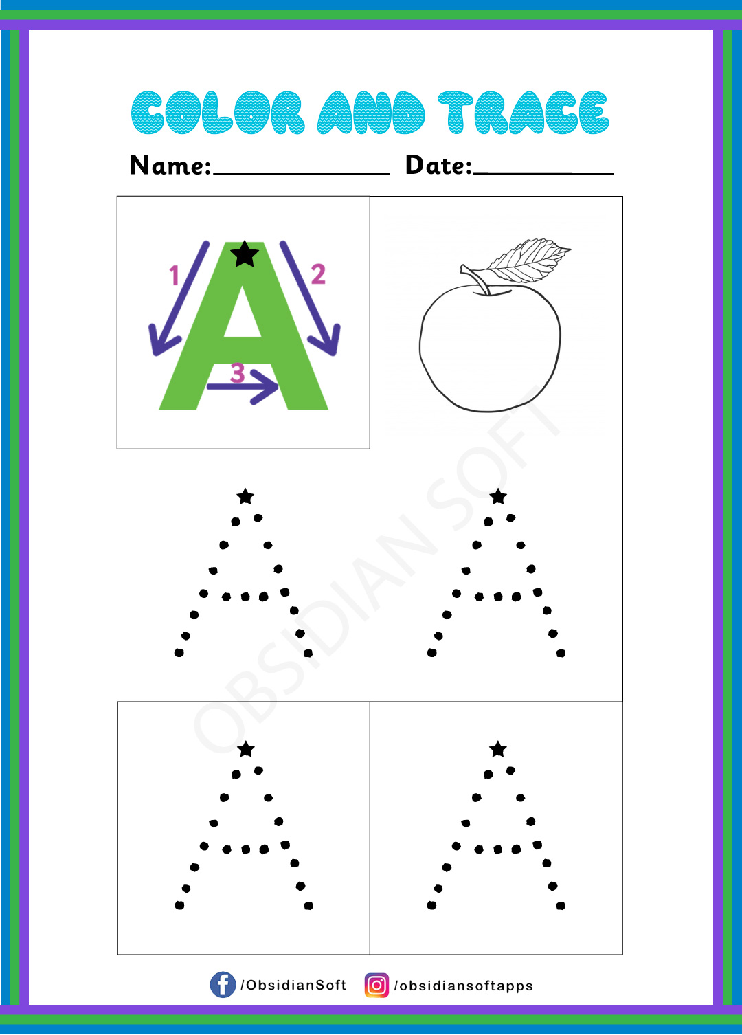 Color and Trace Alphabets