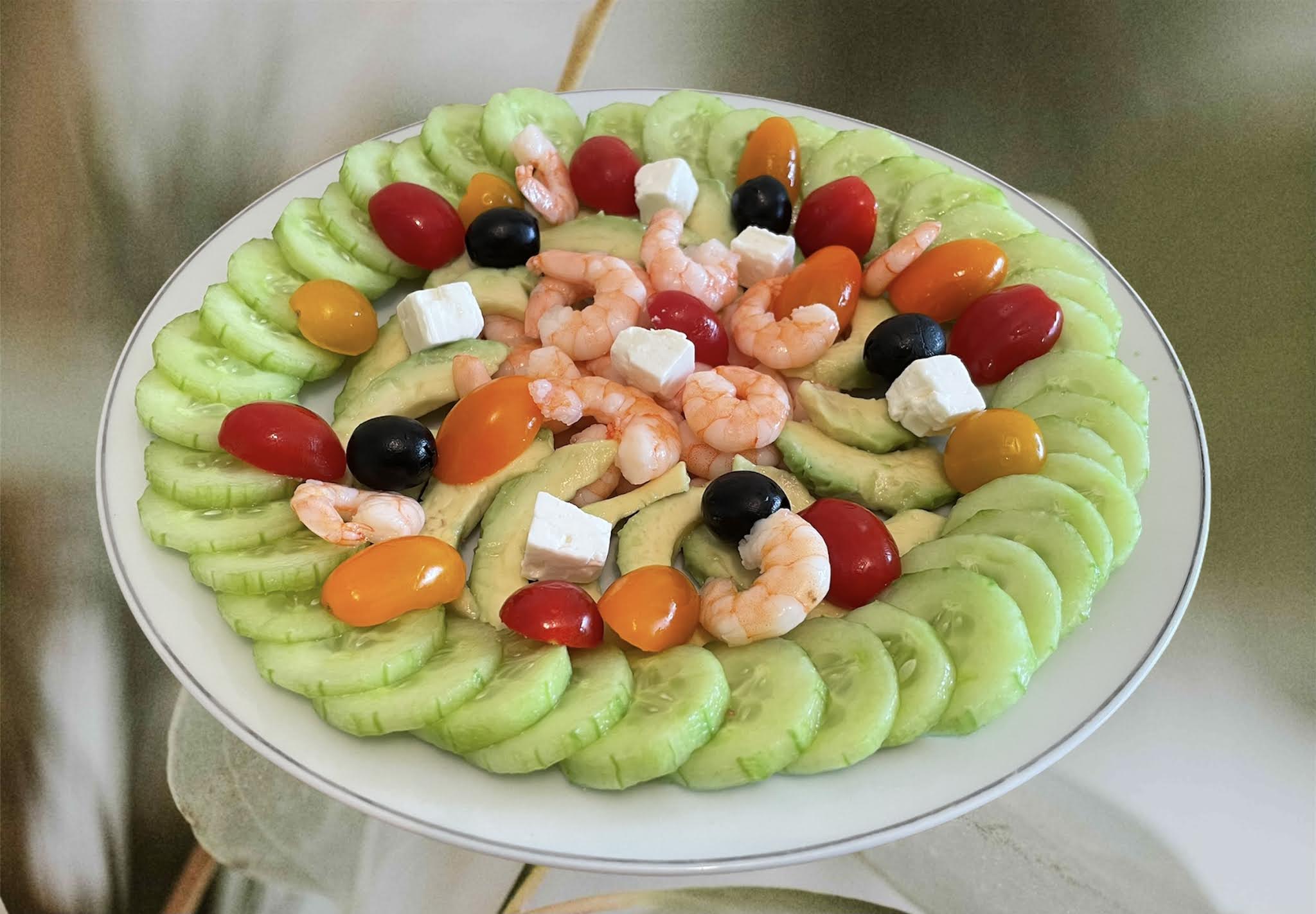 Mes Recettes Rapides Salade Healthy Concombre Avocat Crevettes