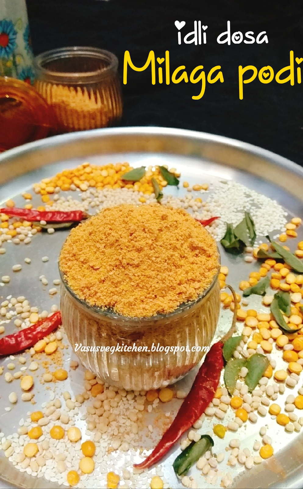 Vasusvegkitchen: Velluli Kobbari Karam Podi || Ellipaya Kobbari Karam ...