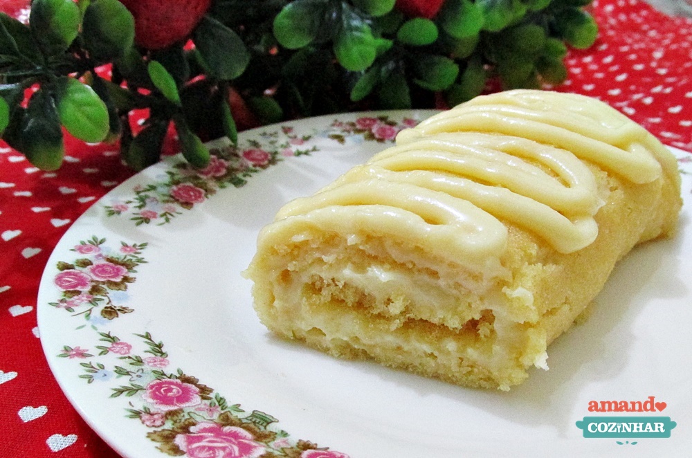 Mini rocambole de leite ninho | Receita rápida e simples de fazer